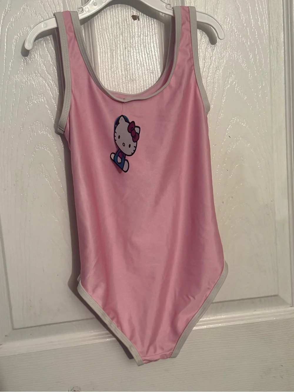 Sanrio | Swim | Sanrio Hello Kitty Pink Swim Top With Floral Accent ...